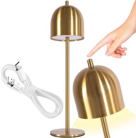 Toolight Toolight, bezdrátová noční USB lampa APP1360-T, mosazná matná, OSW-08623