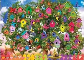EUROGRAPHICS Puzzle Ptačí budky / 1000 dílků / 68 x 48 cm