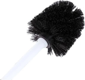Erga Madera, toaletní WC kartáč na postavení, bílý-hnědý, ERG-YKA-P.MADERA-WHT