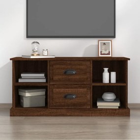 TV skříňka hnědý dub 99,5 x 35,5 x 48 cm kompozitní dřevo