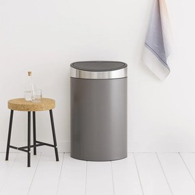 Brabantia Koš Touch Bin NEW 40L platinová mat víko