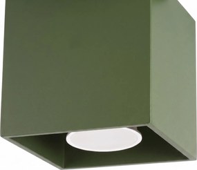 Sollux Lighting Stropní svítidlo QUAD 1 olivově zelené