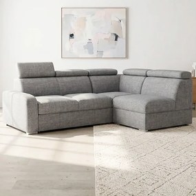 Sedací souprava OSLO III | 250x178 | rozkládací + úložný prostor | šedá