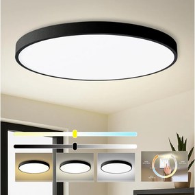 Brilagi- LED Strop. svítidlo POOL LED/180W/230V 3000/4000/6000K pr. 120 cm černá