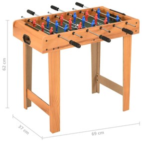 Mini stolní fotbal 69 x 37 x 62 cm javor,  91937