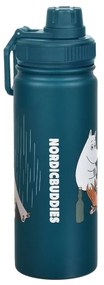 Termo láhev NB Moomin Adventure modrozelená 0,55L, NordicBuddies Finsko