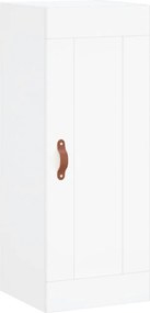 Skříň highboard bílá 34,5 x 34 x 180 cm kompozitní dřevo 3200233