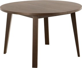 Kulatý rozkládací jídelní stůl s přídavnou deskou v dekoru dubu ø 120 cm A-Line – Actona