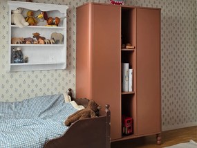 Designová vitrína DOT terakota