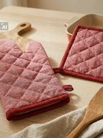 Sinsay - Kuchyňská rukavice a chňapka - oranžová