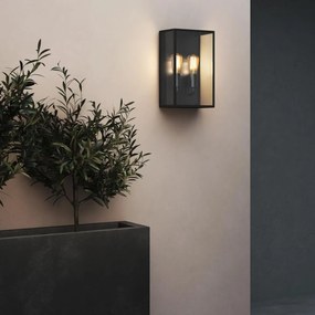 AST 1183027 Venkovní nástěnné svítidlo Messina Twin 2x12W E27 černá - ASTRO Lighting