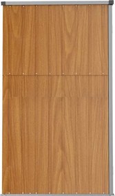 vidaXL Zahradní kůlna na nářadí 161x89x161 cm pozinkovaná ocel [316210] Barva: Hnědá