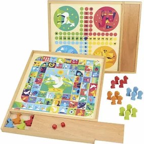 Jeujura Tradiční hry 2 v 1 s pouzdrem / od 3 let