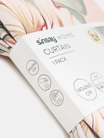 Sinsay - Závěs na pásce s potiskem v havajském stylu - krémová