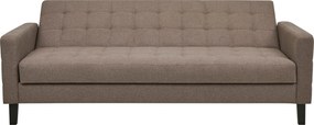 House Nordic Rozkládací pohovka s úložným prostorem MILTON hnědá 204 cm