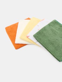 Sinsay - Sada čisticích utěrek z mikrovlákna 5 pack - vícebarevná