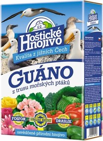 Hoštické hnojivo Guáno z trusu mořských ptáků granulováno 1 kg