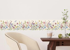 Samolepící bordura na zeď Divoká Akvarelová Flóra | 5 m x 13.8 cm | DWB8457