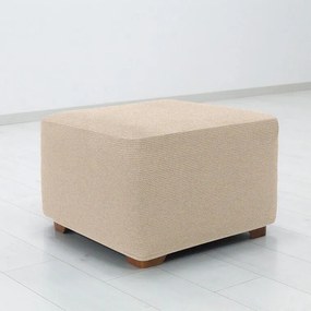 Super strečové potahy HARMONIA smetanová taburet (40 - 60 cm)