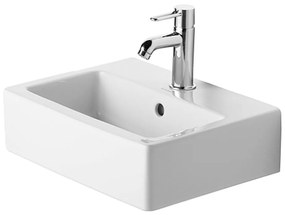 Duravit Vero - Umývátko 45x35 cm, 1 otvor pro baterii propíchnutý bílá 0704450000