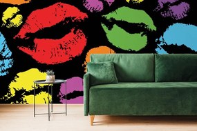 Tapeta pop art pusinky - 225x150