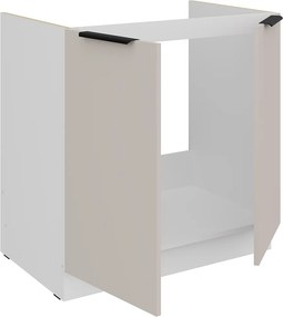 COMO | dolní skříňka 80 ZL 2F dřezová | 80 cm | bílá/kašmír