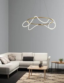 LED lustr Tiriac 70 zlaté