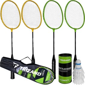 Badmintonová sada v pouzdře - 8 dílů Trizand