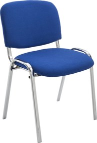 Konferenční židle Ken C látka – modrá