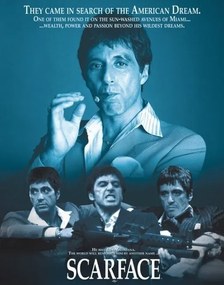 Plakát, Obraz - Scarface - One Sheet, (61 x 91.5 cm)