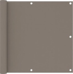 vidaXL Balkonová zástěna 90 x 500 cm 100% polyester oxford [134870] Barva: krémová