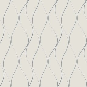 Šedá vliesová tapeta se stříbrnými vlnkami Y6201401, Dazzling Dimensions 2, York
