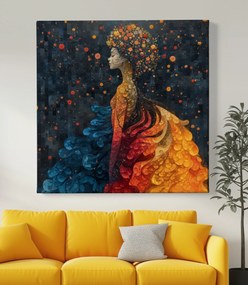 Obraz na plátně - Strom života Napojená Mereen FeelHappy.cz Velikost obrazu: 140 x 140 cm
