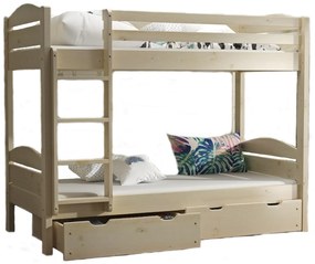 dřevěná patrová postel smrková Petr maršal