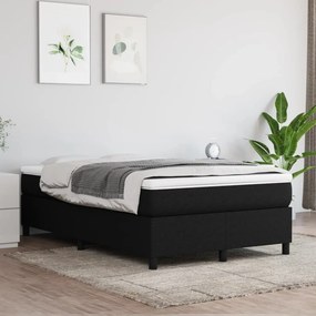 Rám postele s boxspringem černý 120 x 200 cm textil 3120848