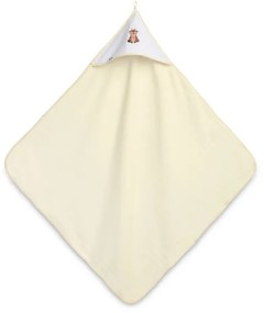Sensillo Osuška pro děti s kapucí Froté 100 x 100 cm Zvířátka Barva: Bílá
