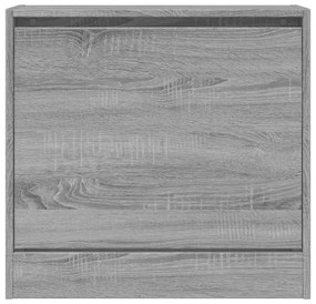 Botník šedý sonoma 60 x 21 x 57 cm kompozitní dřevo - Default Title