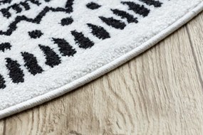 Dywany Łuszczów Kusový koberec Napkin grey kruh - 100x100 (průměr) kruh cm