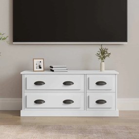 vidaXL TV skříňka 100 x 35,5 x 45 cm kompozitní dřevo [816454] Barva: Bílá