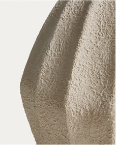 Krémová ručně vyrobená/vysoká váza z papírmaše (výška 46,5 cm) Arquena – Kave Home