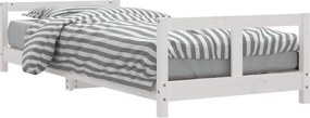 vidaXL Dětská postel 80 x 200 cm masivní borové dřevo [834421] Barva: Bílá