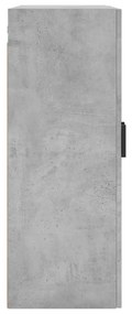 Nástěnné skříňky 2 ks betonově šedé 69,5 x 34 x 90 cm,  3195623