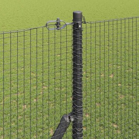 Zemní upevnění svařované drátěné ploty 10 x 1,5 m Šedá Síťovina 3351822
