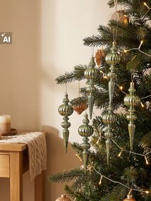 Sinsay - Balení 10 vánočních koulí - zelená