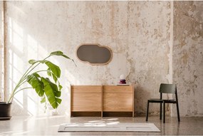 Komoda v dekoru dubu v přírodní barvě 146x76x51 cm Hido – noo.ma