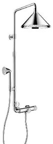 Axor Showerpipe Front - Showerpipe 28 cm 2jet, termostatická sprchová baterie, chrom 26020000