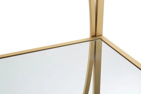 Designová knihovna Fanchon 90 cm zlatá