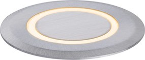 P 94727 LED zemní svítidlo zlaté světlo neláká hmyz IP67 kruhové 50mm 2200K 2,2W 230V hliník umělá hmota/kov - PAULMANN