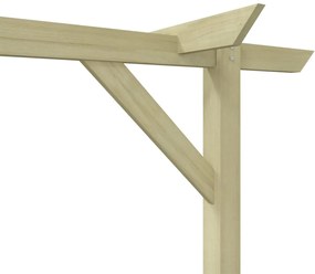 vidaXL Marketos Zahradní pergola 410 x 40 x 203 cm dřevo