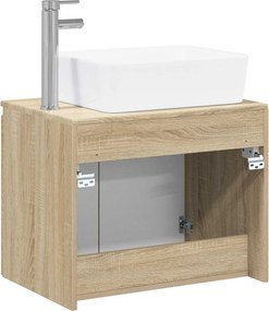 Sada koupelnového nábytku Dub sonoma Kompozitní dřevo 3404332